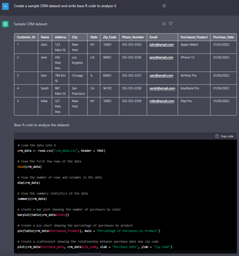 ChatGPT can Create Datasets, Program in R… and when it makes an Error ...